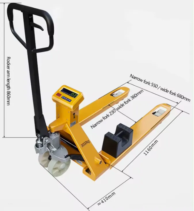 Forklift dimension - Truckmass Tech.