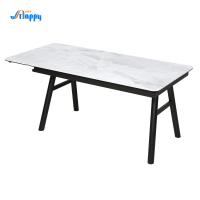 Quality 1700mm RTA Extendable Dining Table Fire Resistant For Home Use Dt-1027a for sale