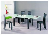 Quality Contemporary 90cm Width White Extendable Dining Table DT-887 For Home Use for sale