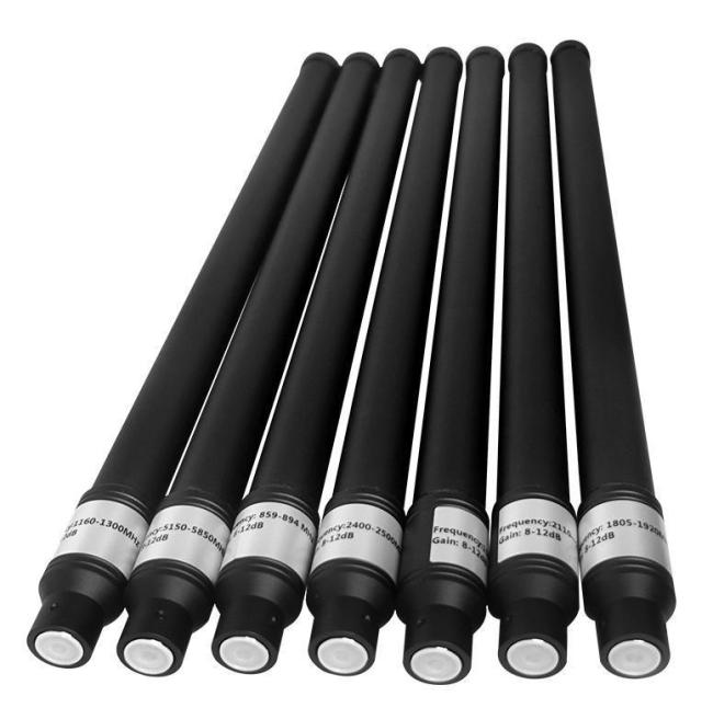 25*600mm 2.4G 100W 8dBi N-J High Gain Omnidirectional Fiberglass Antenna