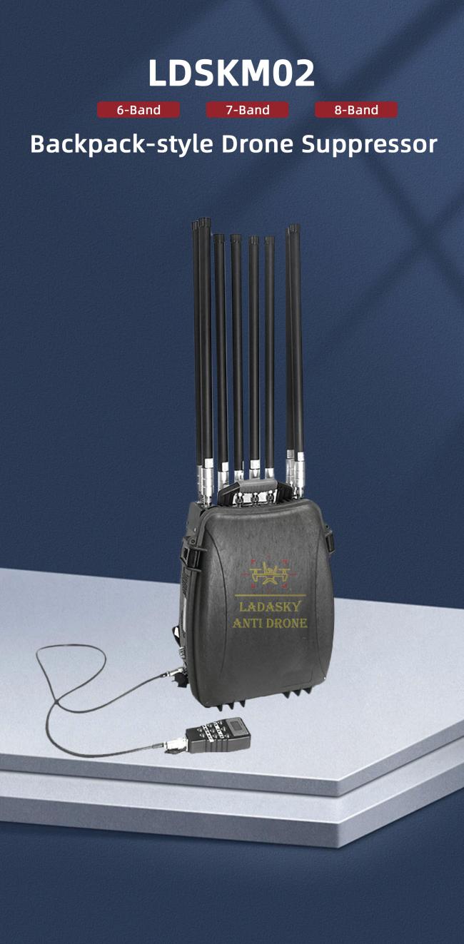 Anti Drone Detection Backpack 200-1020 MHz 2.37-2.52 GHz 5.1-5.2 GHz 5.72-5.88 GHz Customizable Frequencies and Power 2