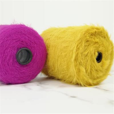 Chine Fil à tricoter doux 100 % nylon plume fantaisie poilu à vendre
