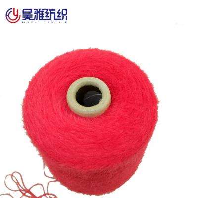 Chine Fil en nylon fait sur commande de fourrure de cil de bourrasque de Ping Pong Yarn Soft Warm Pure pour l'écharpe de chandail à vendre