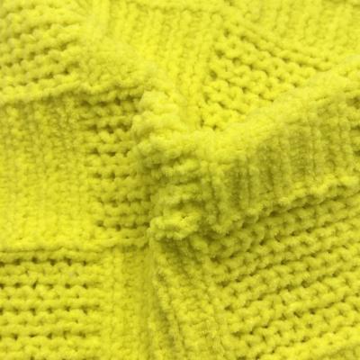 Chine 1/4.5NM DTY Crochet Couverture Velours Fil 100g 75g 50g 100% Polyester Fil Pour Tricoter à vendre