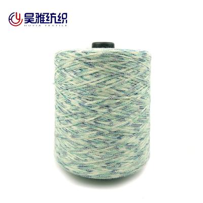 Chine L'espace tressé multiple teint bavardent le tricotage de fil du coton 30%Nylon de 70% à vendre