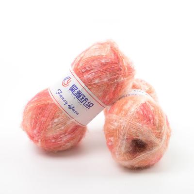 Chine 1/3.1NM 16% nylon 42% acrylique 42% laine pelucheuse fil brossé pour débutants à vendre