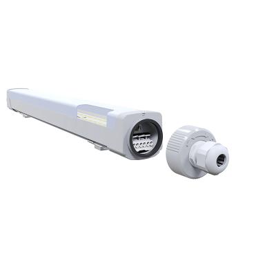 China IP66 Waterdichte LED Tri Proof Light 40W Koppelbaar voor Magazijn Te koop