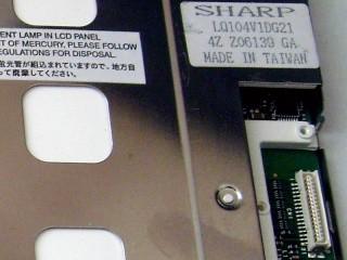 중국 10.4 " 640×480 LQ104V1DG21 날카로운 TFT LCD 디스플레이 판매용