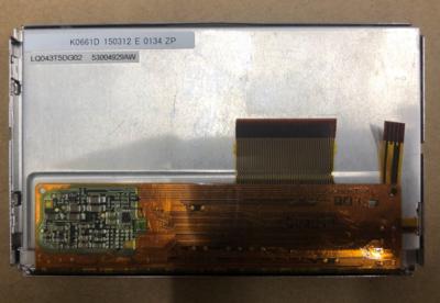 China 4,3"	LCM	480×234RGB 	500cd/m ² LQ043T5DG02 scharfe TFT LCD Anzeige zu verkaufen