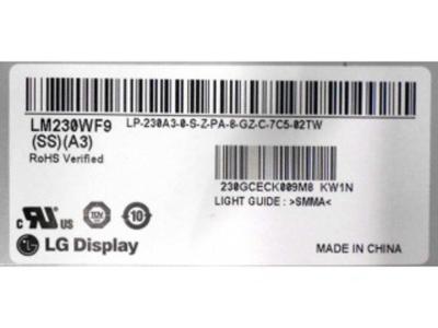 중국 23.0 " 1920×1080 250 cd/m2 터치 LCD 디스플레이 95PPI LM230WF9-SSA3 판매용