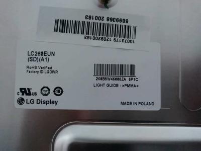 Κίνα Επίδειξη 26,0» επιτροπή 350cd/m2 LC260EXN-SDA1 LG 60PPI1366x768 TFT LCD προς πώληση