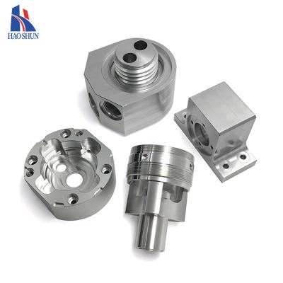 China Precision 5 Axis CNC Milling Parts Machining Metal Block Machined Anodized Aluminum Parts for sale