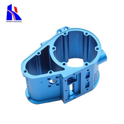 China Blue Drilling CNC Machining Parts Plating Surface Treatment ISO9001 for sale