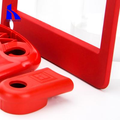 중국 OEM 디자인 POM Delrin 100P NC010 플라스틱 사출 성형은 자동 빨강 짜임새를 분해합니다 판매용