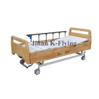 Cina Letto manuale di legno solido di professione d'infermiera, 2 letto paziente di funzioni ICU in vendita