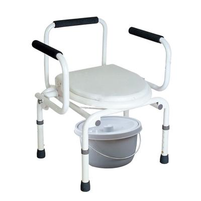 Cina Sedia della toilette del bagno handicappata cassettone medico della lega di alluminio in vendita
