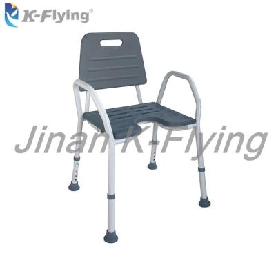 Cina Sedie di doccia accessibili di handicap disabile anziano di alluminio con l'unità di elaborazione Seat in vendita