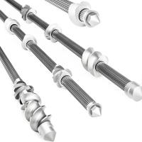 Quality Involute Spline Shaft 58 MC Cold Rolling Spine Shaft Spare Parts For Twin Screw Extruder for sale