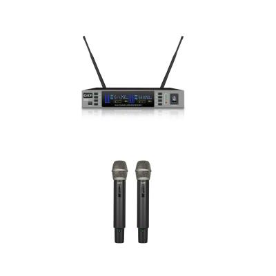 Cina Sistema dinamico senza fili tenuto in mano del microfono di frequenza ultraelevata per l'assistente di rappresentazione in tournée in vendita