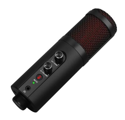 Cina GESTTON ha fissato il microfono di 5V USB Youtube per Live Streaming Music in vendita