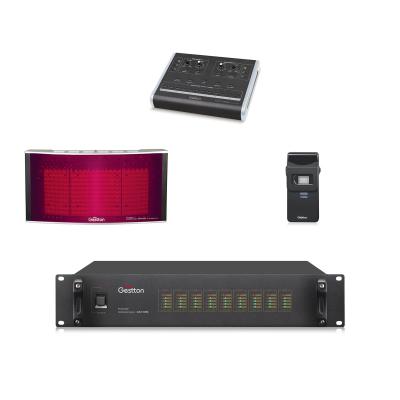 China GESTTON Wireless Interpretation System 50mV-5V 24 Working Hours for sale