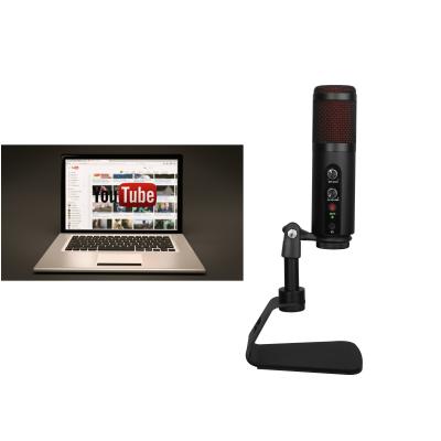 Cina Microfono a condensatore di Mesh Head USB del metallo per il computer portatile che definisce FCC in vendita