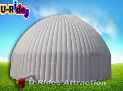 Cina tenda gonfiabile bianca della cupola del diametro 10m, grande tenda gonfiabile dell'iglù con la porta in vendita
