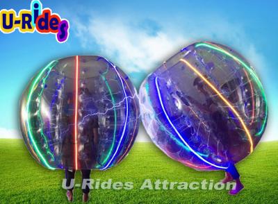 Cina Sicurezza variopinta termosaldata della chiara palla gonfiabile di Zorb con la luce del LED in vendita