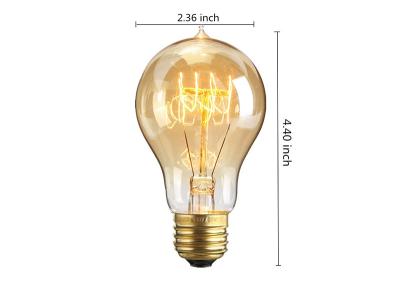 China Bombilla del tungsteno decorativo, bombillas antiguas de 60w Edison 230 lúmenes en venta