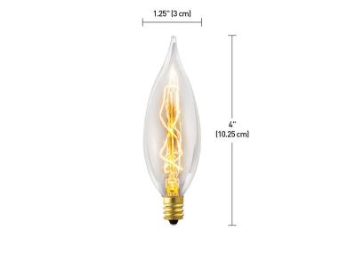 China Resistencia de oxidación del espiral del tornillo de las bombillas R80 de Edison del vintage del tungsteno en venta