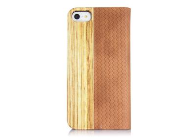Cina Caso in foglio di cuoio di legno ultra sottile personalizzabile Iphone5/5S di caso del telefono cellulare in vendita