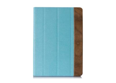Cina Caso reale elegante di vibrazione del cuoio e di legno per la mini 1 cassa del portafoglio di 2 iPad di Ipad in vendita