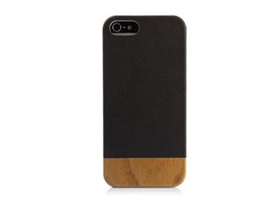Cina Caso posteriore di legno di iPhone 5 neri, legno di iphone 5s indietro a mano lucidato in vendita