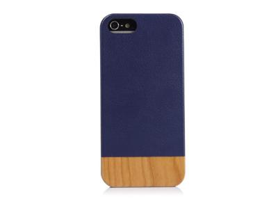 Cina Iphone di legno PC/del cuoio 5 casse del telefono ecologiche per su misura in vendita