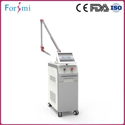 China Professional advanced 1064nm 12 inch big screen ruby laser tattoo removal machine with CD approved for sale
