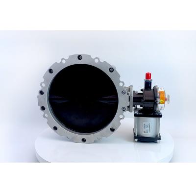 China VFS Series DN250 Pneumatic Drive Butterfly Valve for Powdery and Granular Materials for sale