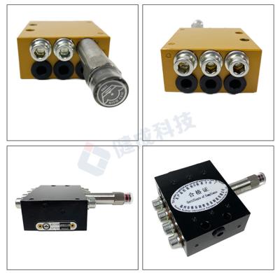 China Universal Automatic Progressive Grease Distributor Valve with 1-inlet 6-outlets and 1-inlet 8-outlets for Concrete Pumps for sale