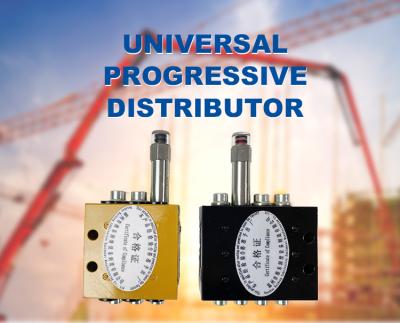 China Universal Automatic Progressive Grease Distributor Valve with 1-inlet 6-outlets and 1-inlet 8-outlets for Concrete Pumps for sale