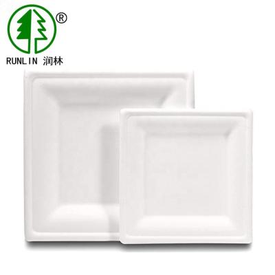 Китай багасса сахарного тростника 18g 20g Biodegradable покрывает устранимый бумажный Tableware для торта продается
