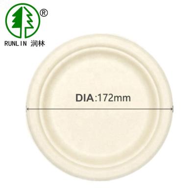 中国 環境にやさしい天然植物繊維素材使い捨てパーティープレート 販売のため