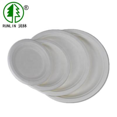 中国 さまざまなインチの生物分解性のCompostableサトウキビのバガス党版 販売のため
