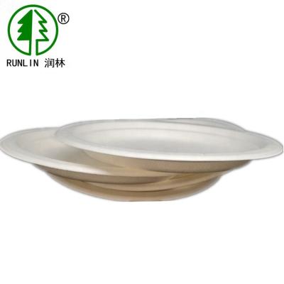中国 100%のファースト・フードのレストランのための生物分解性の使い捨て可能なバガスの版 販売のため