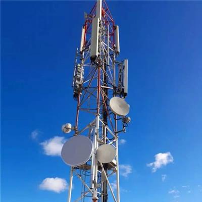 Cina autosufficiente fornito di gambe di telecomunicazione 3 d'acciaio tubolari della torre di 60m in vendita