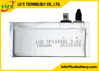 중국 CP144920 150 mah 3v 극단적 가는 유연형 팩 Li Mno2 배터리 리튬 이산화 망간 배터리 판매용
