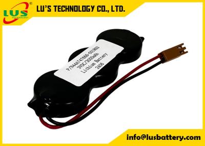 중국 P/N44A747665-001R03 3VDC 3000mah 리?? 배터리 CR2477-3P 동전 셀 배터리 팩 OEM 판매용