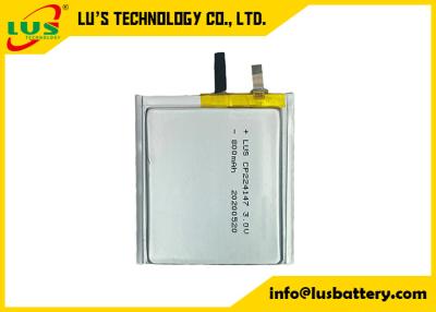 중국 신분 증명서를 위한 800 mah CP224147 극단적이 가늘 Limno2 배터리 Limno2 3.0v 판매용