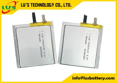 중국 신분 증명서를 위한 800 mah CP224147 극단적이 가늘 Limno2 배터리 Limno2 3.0v 판매용