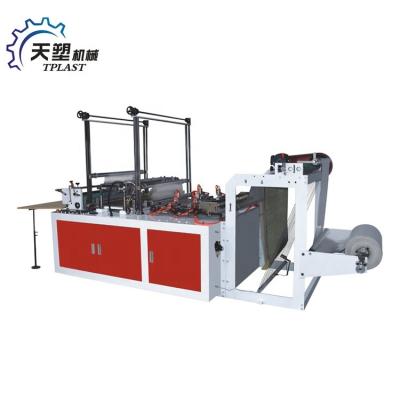 Cina Automatic Double layer Biodegradable plastic poly pe pp clothes cover garment bag cutting machine price in vendita