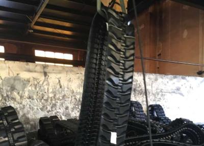 중국 80 연결 300mm 폭 굴착기 고무 트랙 연속 조인트리스 판매용