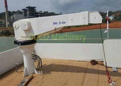 China OUCO 1T4M elektrisch-Hydraulische Mariene Jachtkraan met hoogte - kwaliteitscomponenten Te koop
